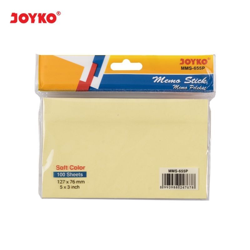 Jual Memo Stick / Stick Note Joyko Mms - 655P / Yellow / (1pad ...