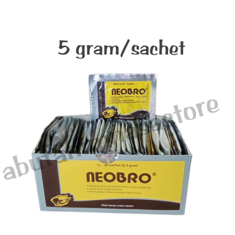 Jual NEOBRO SACHET ISI 5GRAM/MULTIVITAMIN PENAMBAH NAFSU PERTUMBUHAN ...