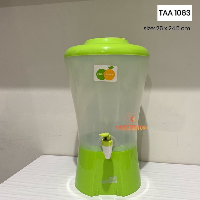 Jual DISPENSER MINUMAN PLASTIK GOLDEN SUNKIST TAA 1063 / JUS DISPENSER ...