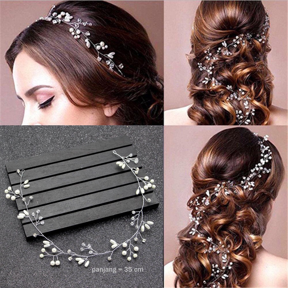 Jual Hiasan Rambut Pengantin Aksesoris Rambut Untuk Pernikahan | Shopee ...
