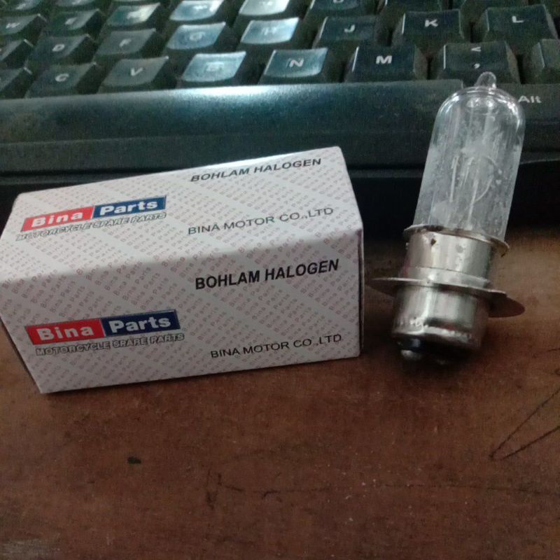 Jual Original Binaparts Bohlam dop Halogen Lampu DOF Depan Motor Bebek Matic 12V 35/35w | Shopee ...