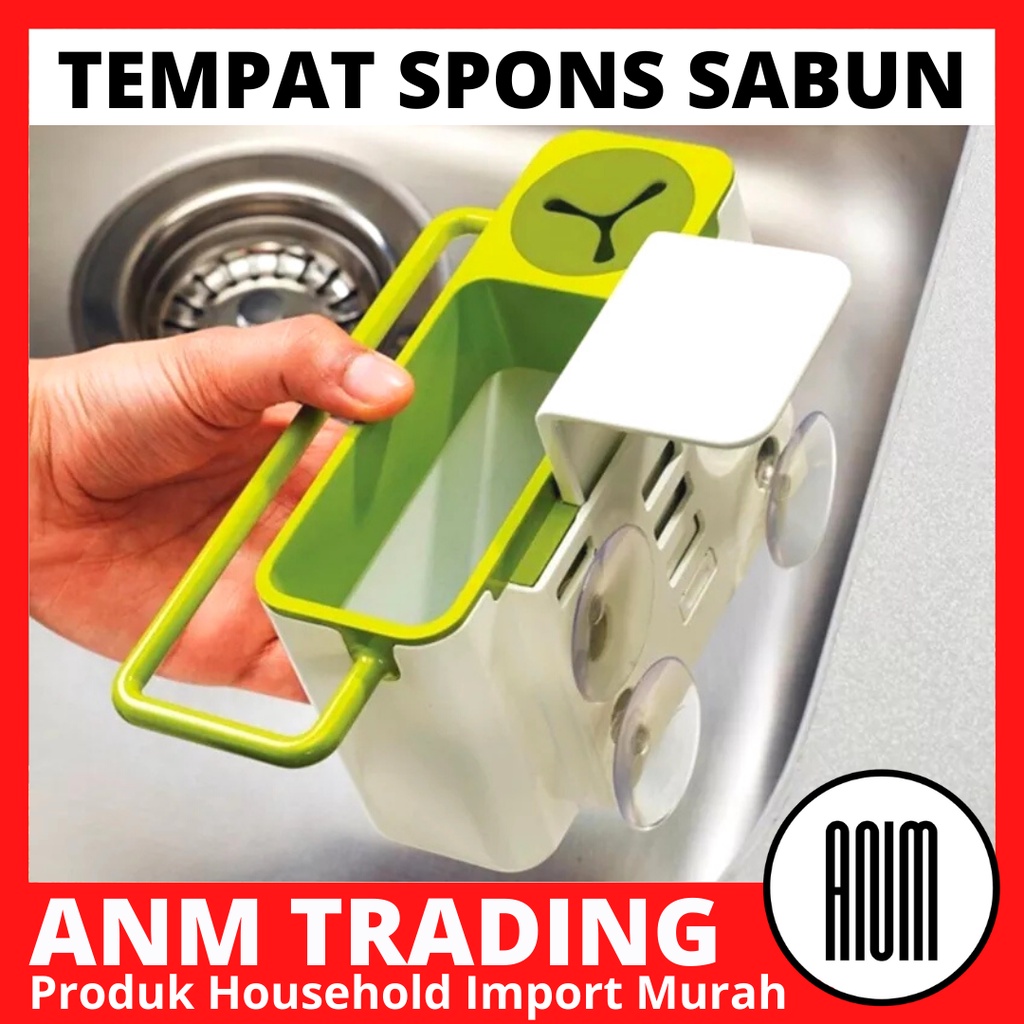 Jual Rak Gantung Tempat Sabun / Tempat Sponge / Sikat Wastafel Cuci ...