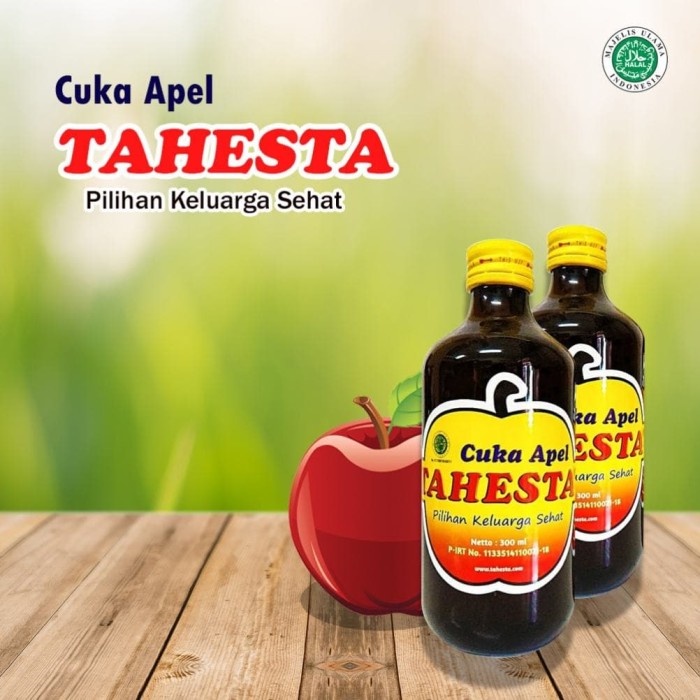 Jual CUKA APEL TAHESTA ORIGINAL ISI 320 ML | Shopee Indonesia