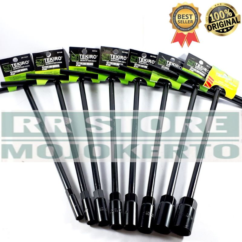 Jual KUNCI T TEKIRO ORIGINAL UKURAN 8MM 10MM 12MM 14MM | Shopee Indonesia