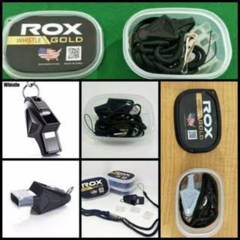 Jual Peluit Rox Gold Original Sound Peluit Wasit Outdoor Safety ...