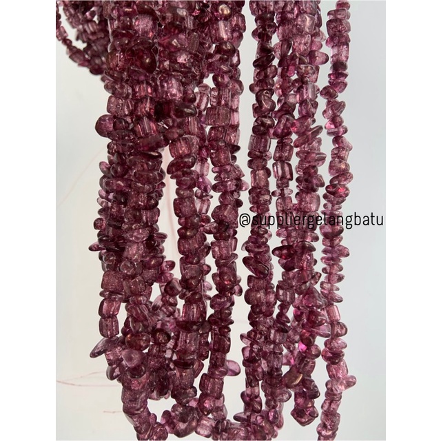 Jual kerikil Batu MAROON QUARTZ kuarsa marun 1cm kilap renteng ...