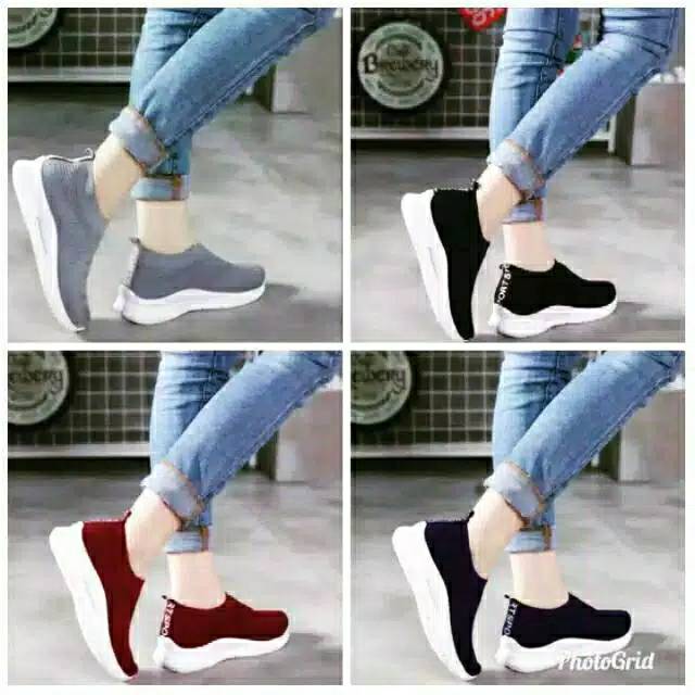 Jual PROMO Venom slip on Vegasus sepatu kece murah simpel karet atas ...