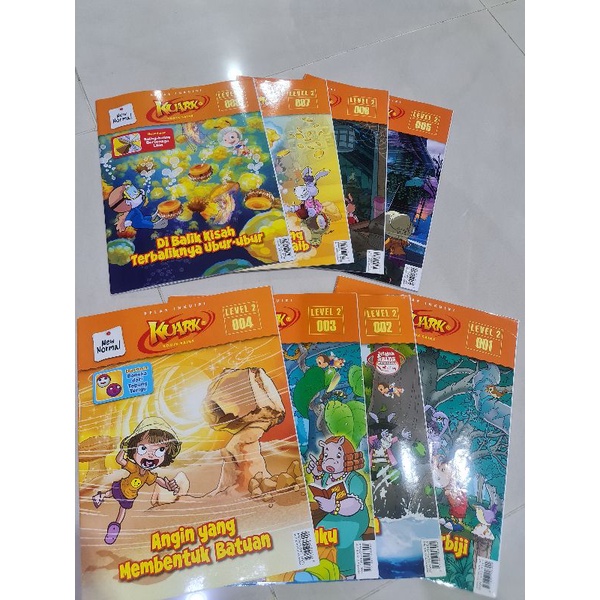 Jual buku kuark level 2 (bundle edisi 1 sampai 8) | Shopee Indonesia