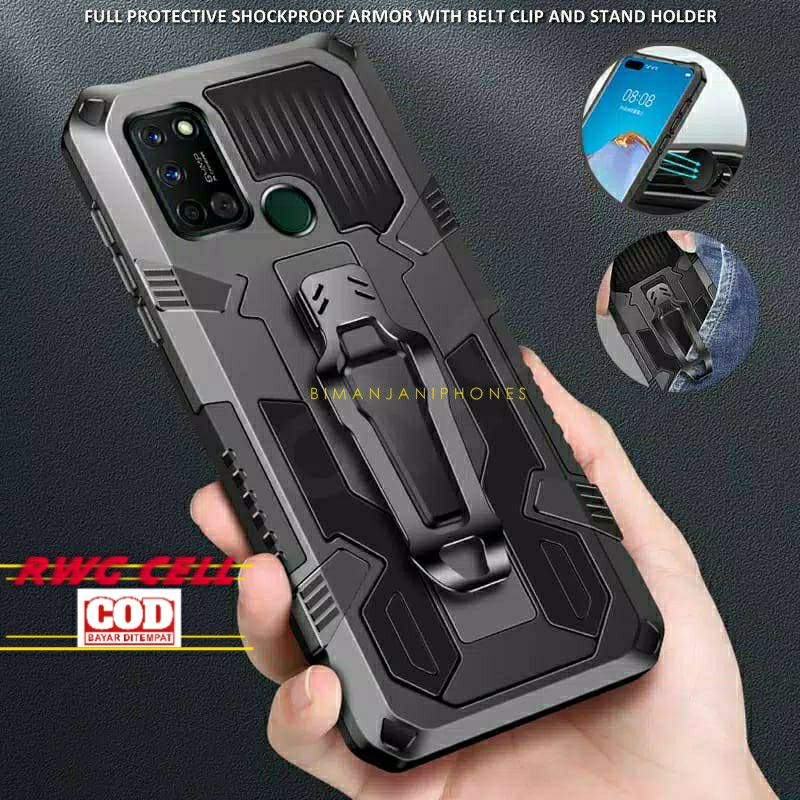 Jual Oppo A53 A33 A32 A52 A92 2020 OPPO A95 Hard Case Belt Clip Robot ...
