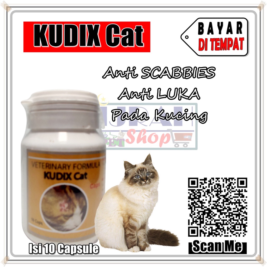 Jual Vitamin Kucing Obat Kucing Mengobati Scabies Luka Koreng Eksim ...