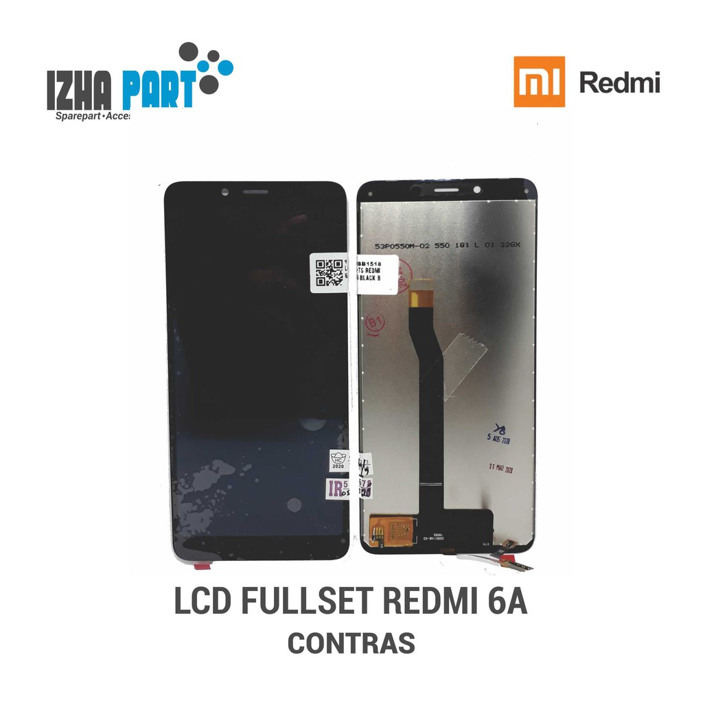 Jual Lcd Touchscreen Xiaomi Redmi 6 / 6A ( Black ) | Shopee Indonesia