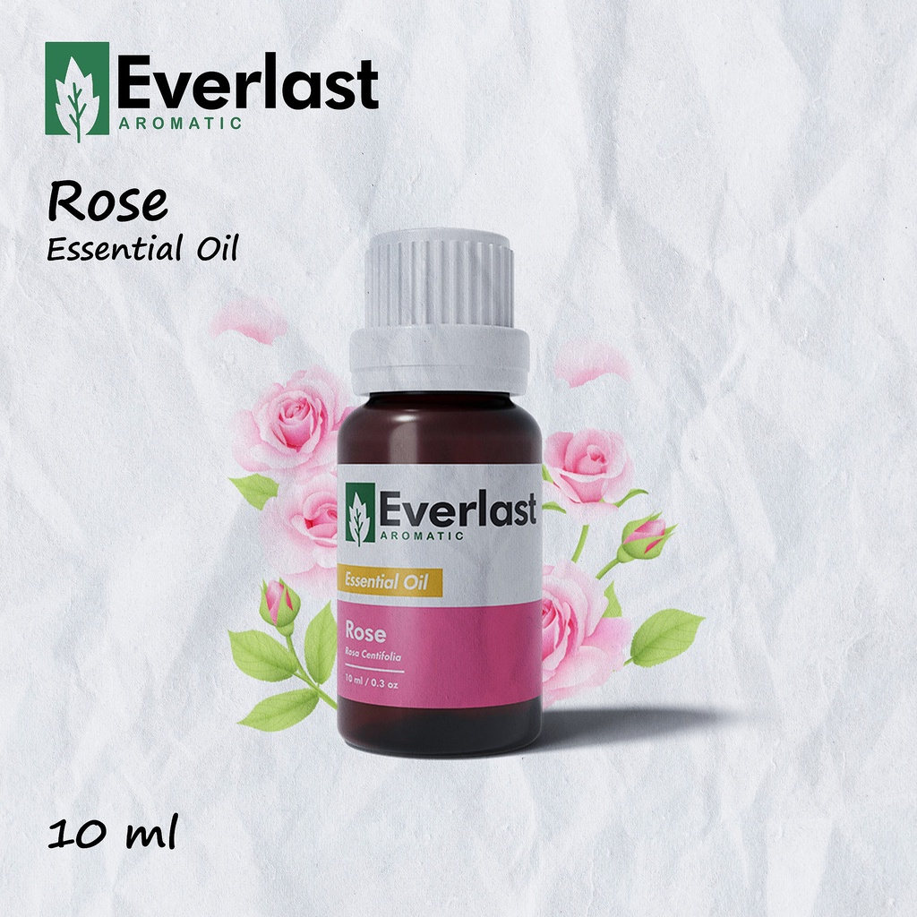 Jual Rose Essential Oil 10ml / Minyak Aroma Terapi Mawar Pure 10 ml ...