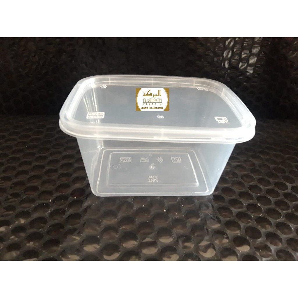 Jual Kotak Makan Thinwall 250ml REC Food Container Persegi Panjang Harga Grosir | Shopee Indonesia