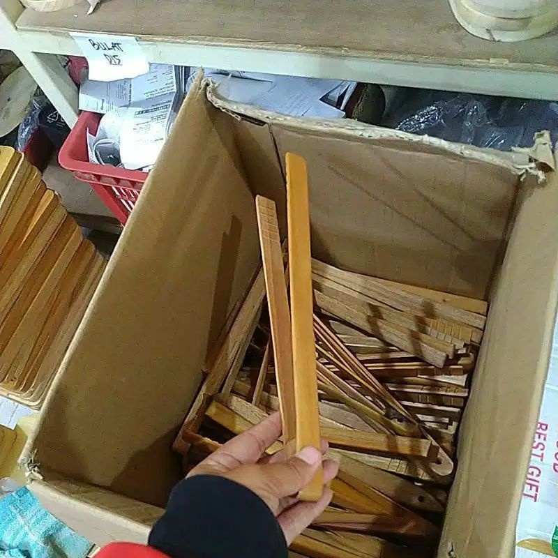 Jual Capitan Makanan Kayu / Capit Makanan / Penjepit Makanan Panjang 25 ...