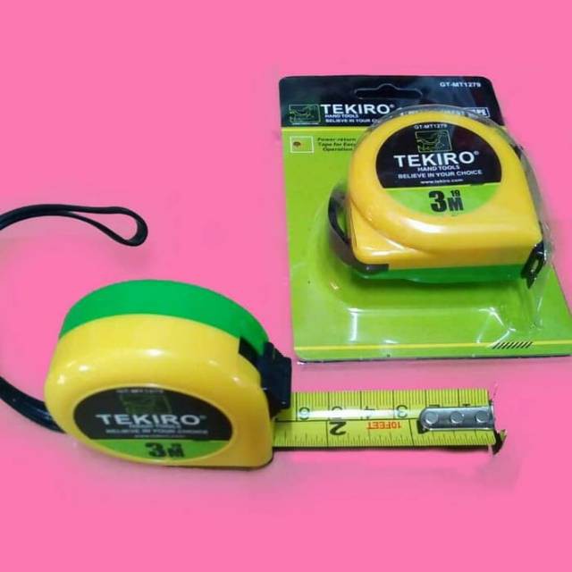 Jual meteran 3 meter / meteran/ measurement tape 3meter tekiro | Shopee ...