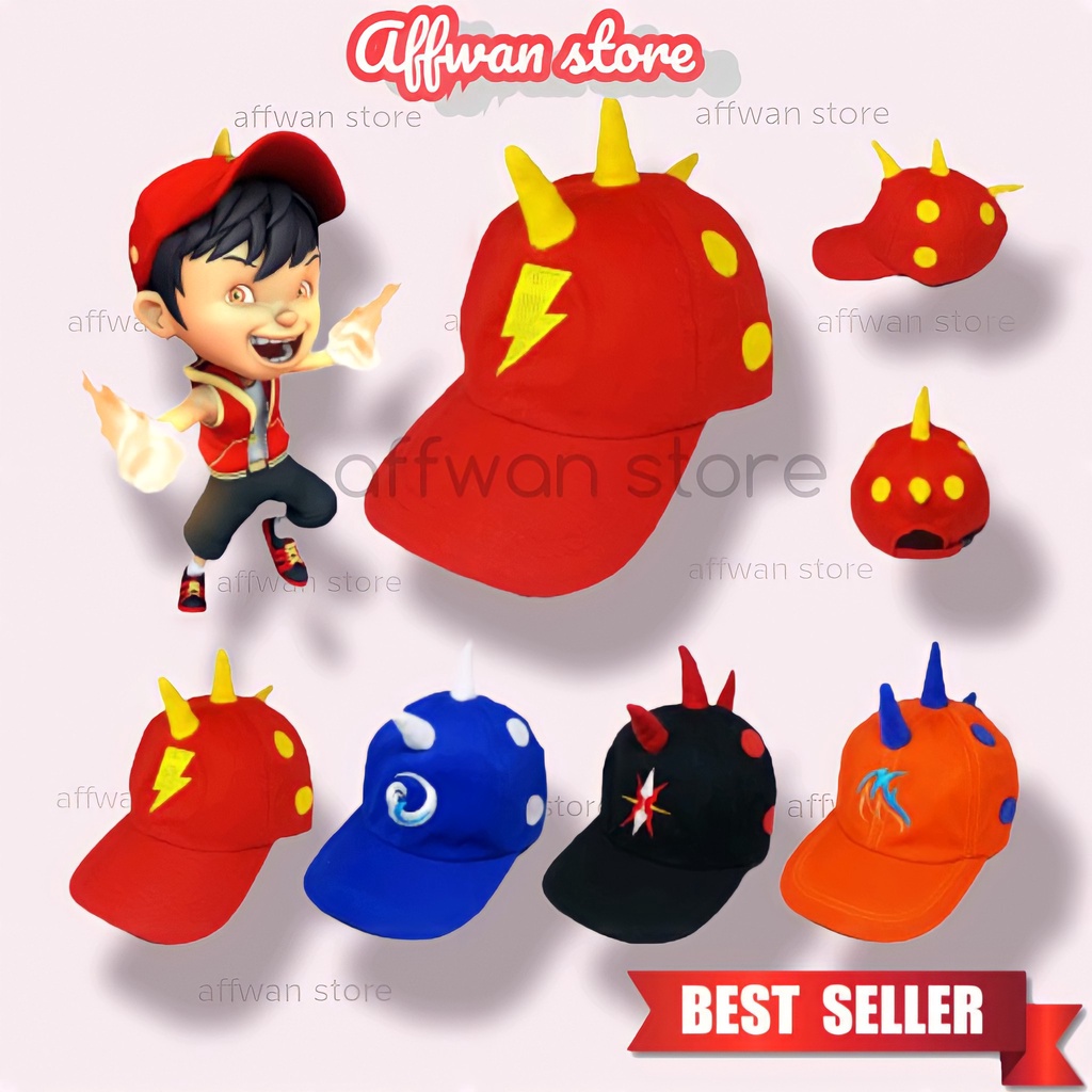 Jual topi boboiboy / topi anak boboiboy / topi anak / topi boboy ...