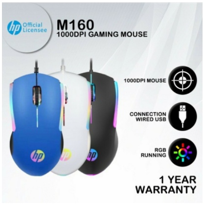 Jual HP Gaming Mouse Gaming HP M100/HP M260/HP M160//HP M280 | Shopee Indonesia