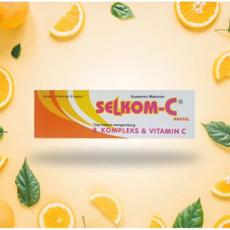 Jual Selkom C vitamin C strip | Shopee Indonesia
