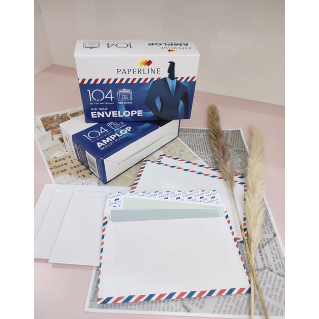 Jual AMPLOP PAPERLINE PPL 104 APS GARIS | 104 PPS POLOS (1BOX=100LBR ...