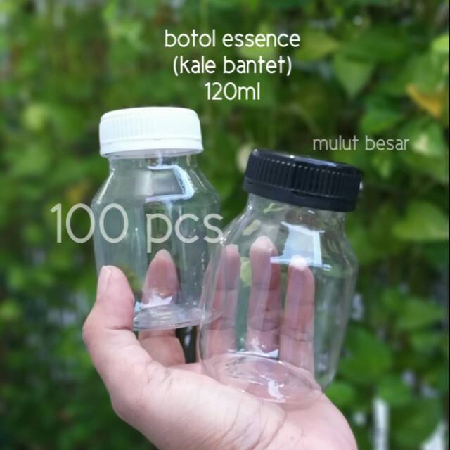 Jual [GOSEND ONLY] Botol pet 120ml 100 pcs botol essence botol kale ...