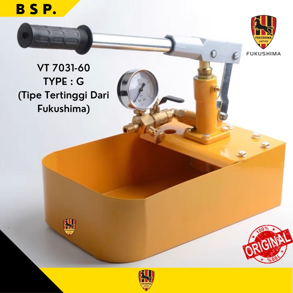 Jual Test Pump Manual 60 KG Alat Tes Tekanan Pipa Air Maks 60 BAR Test ...