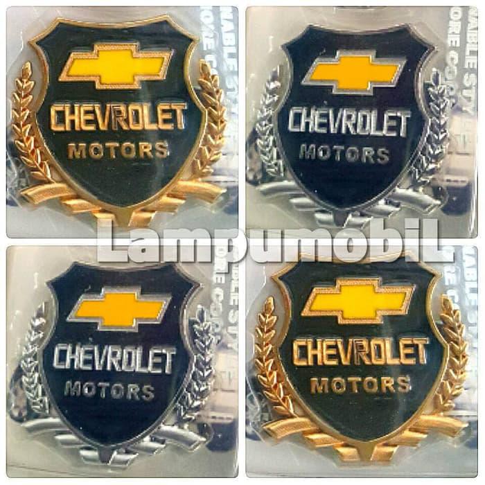 Jual EMBLEM BESI LOGO CHEVROLET MOTORS (GOLD OR SILVER) | Shopee Indonesia
