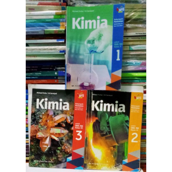 Jual KIMIA SMA KELAS 10 11 12 K13 REVISI ERLANGGA Michael Purba ...