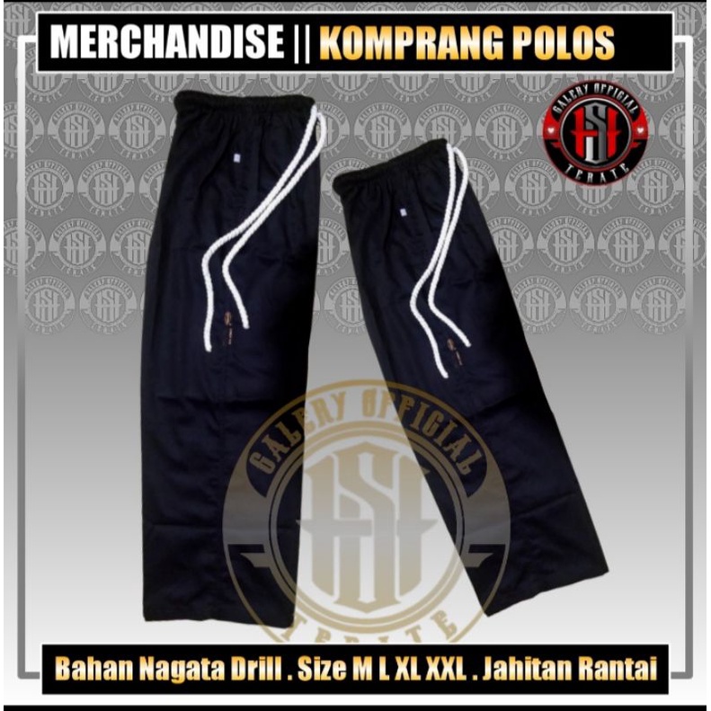 Jual CELANA KOMPRANG POLOS PENCAK SILAT KOMPRANG PSHT POLOS KOMPRANG ...