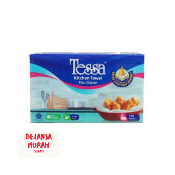 Jual Tessa Tissue Dapur Kitchen Towel Tisu Dapur 150 Lembar Lebih Tebal ...