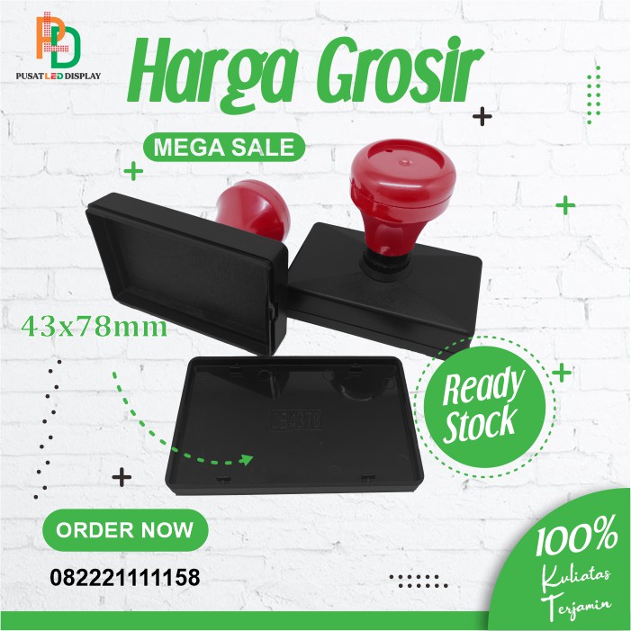 Jual 4378 - Gagang Stempel Flash 43X78 MM | Shopee Indonesia