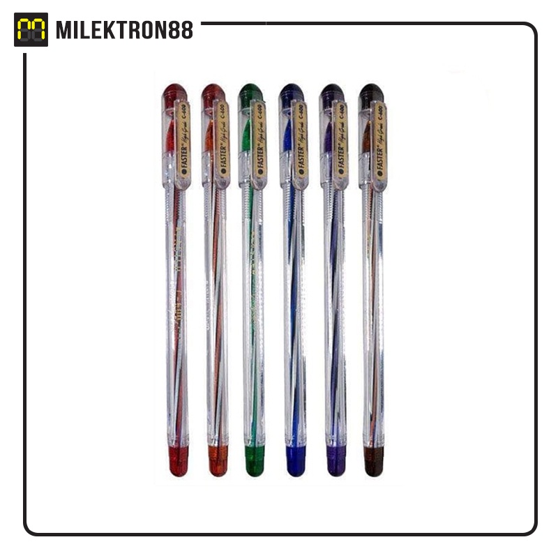 Jual FASTER Pen C600 Pulpen Ballpoint | Shopee Indonesia