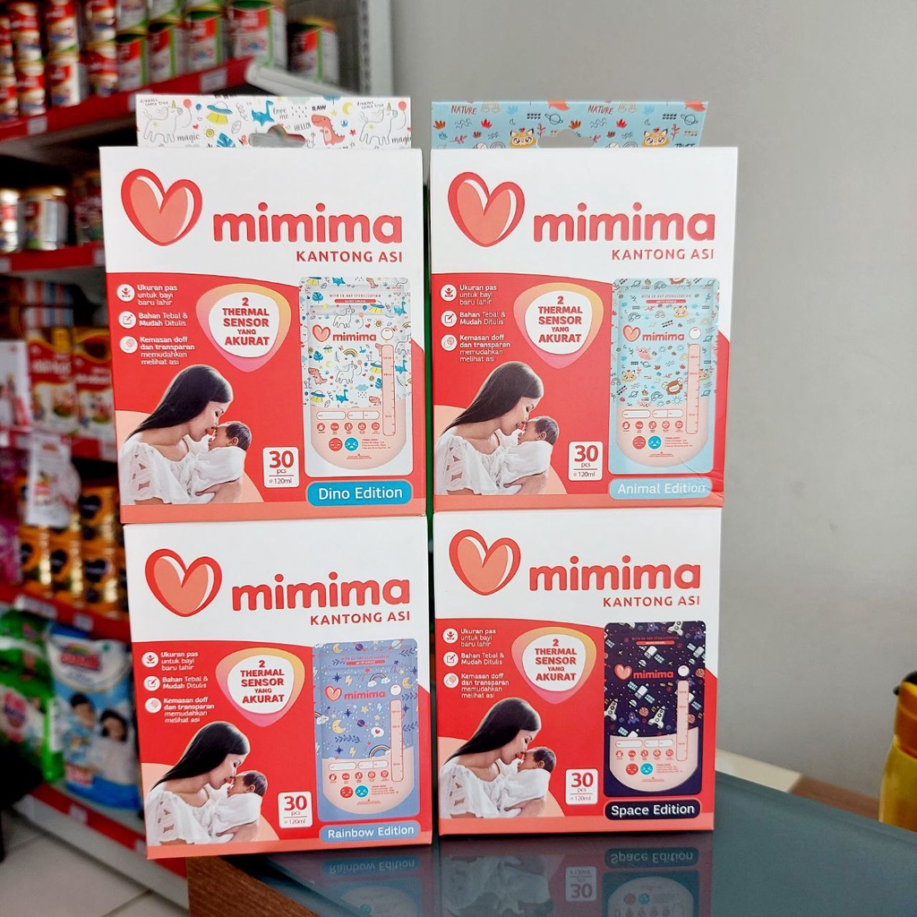 Jual Mimima - Kantong ASI 120ml Doodle Edition | Shopee Indonesia