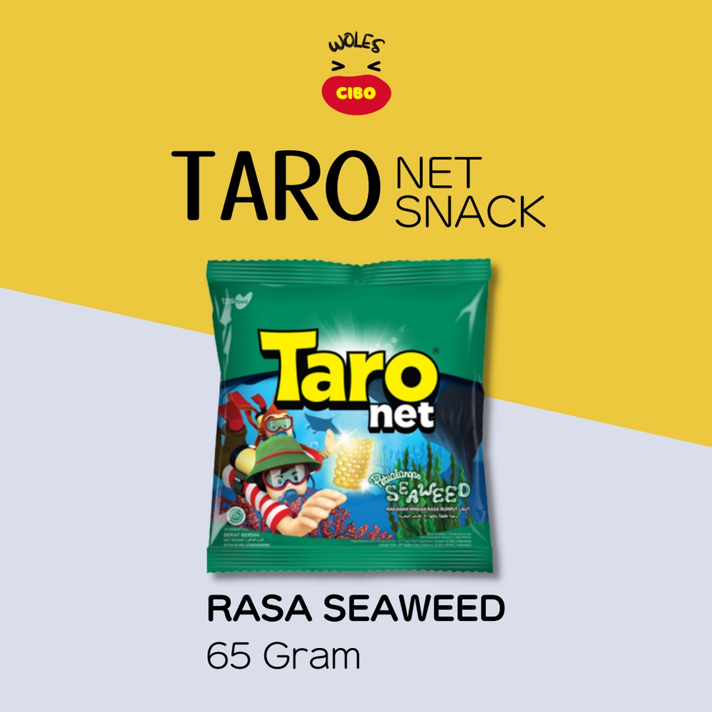 Jual TARO Net Rasa Seaweed 65gr Snack Renceng Enak Camilan Asin Gurih ...