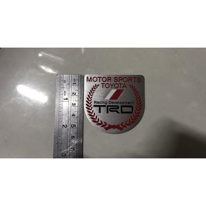 Jual Logo Mobil TRD Emblem mobil/Logo Mobil Toyota motor sport ...