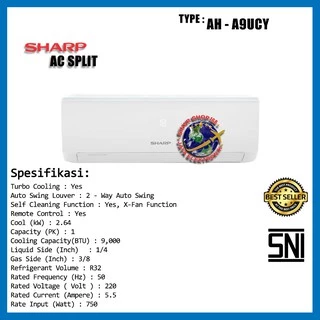 Jual ac sharp 1 pk ah-a9ucy Harga Terbaik & Termurah Juni 2024 | Shopee Indonesia