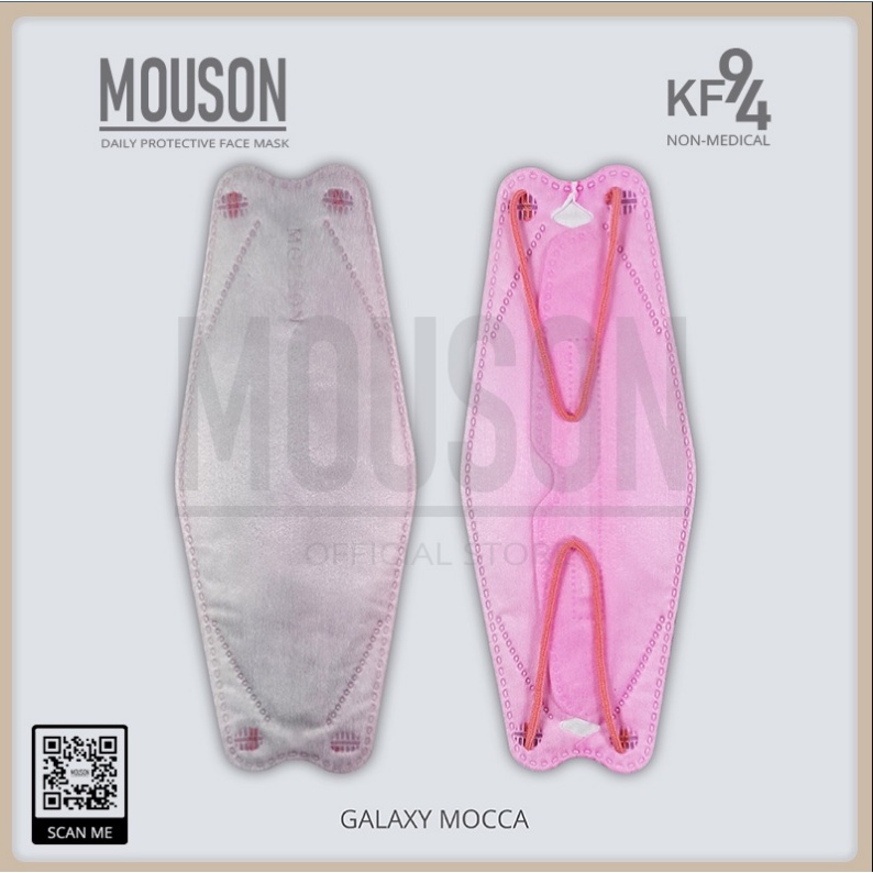 Jual Masker Mouson KF94 Motif Gradasi Masker Non Medis 4 Ply Sekali ...