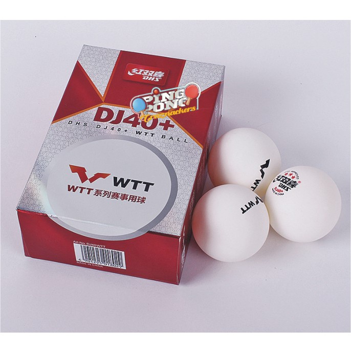 Jual Bola DHS WTT DJ40+ Tenis Meja Bintang 3 | Shopee Indonesia