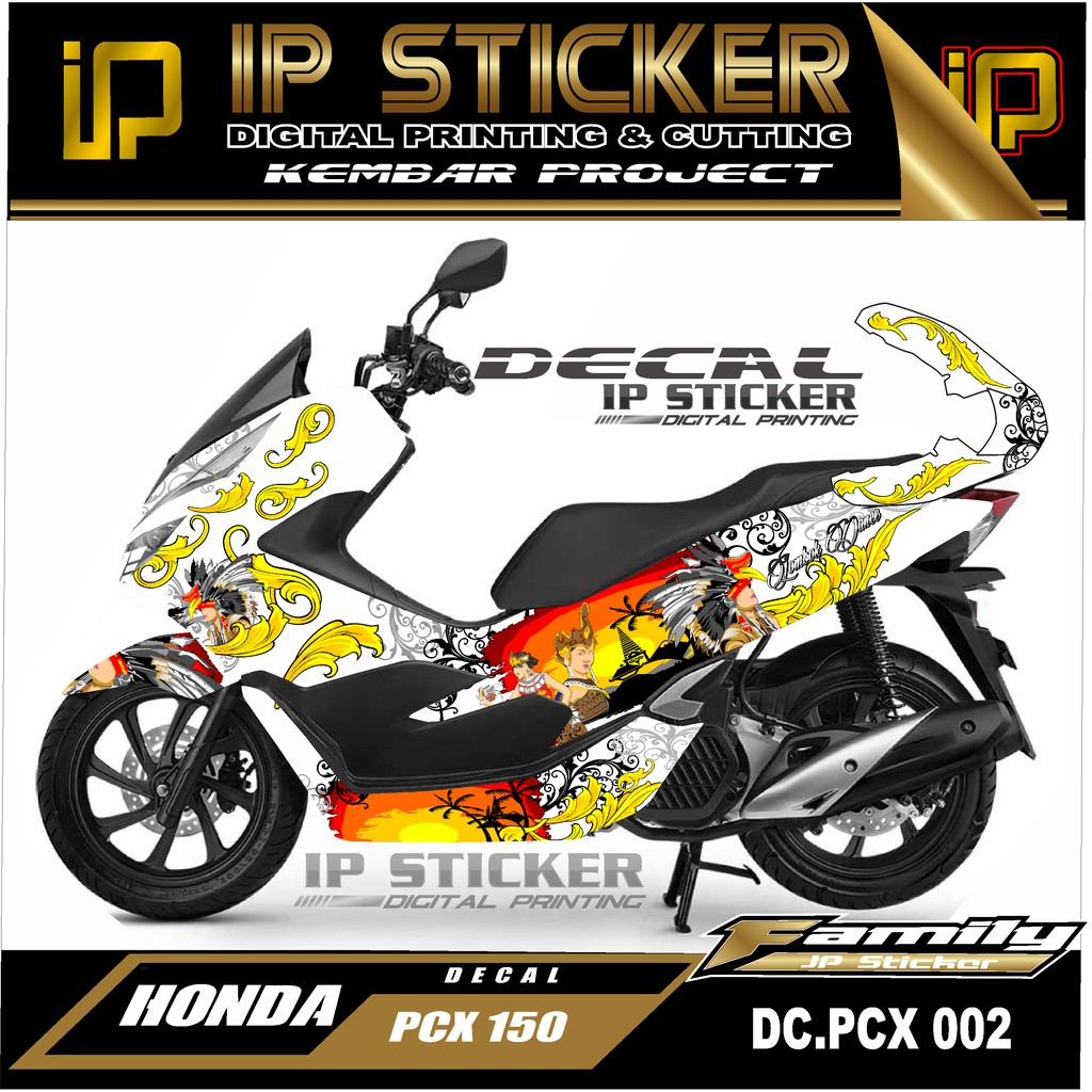 Jual Decal sticker atau full body PCX desain 02 WAYANG BALI | Shopee ...