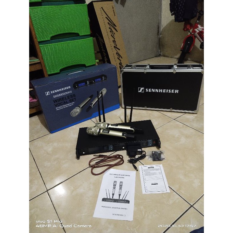 Jual Mic Wireless Sennheiser SKM 9000/9045 ( Handheld ) Multi Channel ...