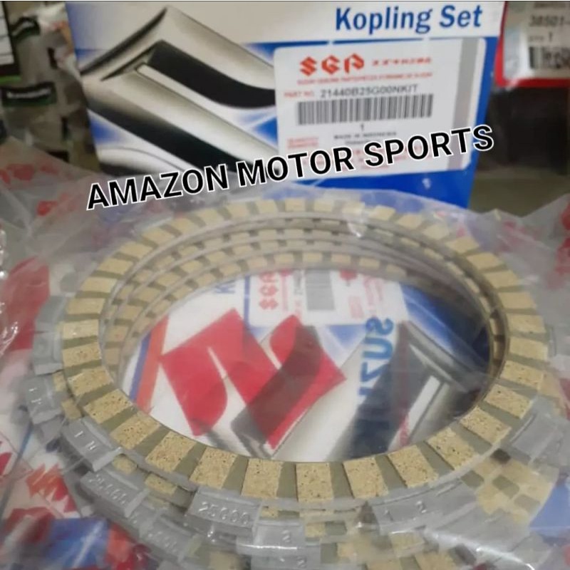 Jual kampas kopling racing satria fu 150 thunder 125 original kuning isi 5 biji | Shopee Indonesia