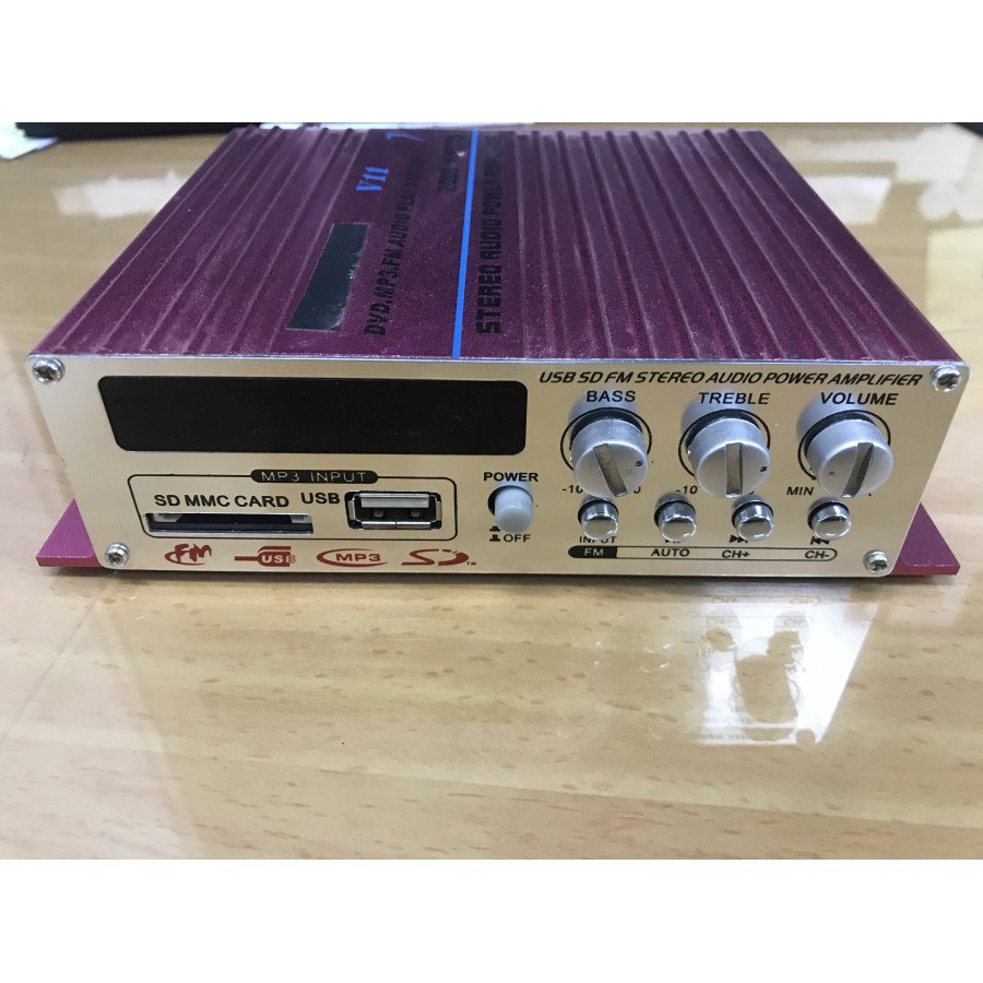 Jual Stereo Audio Power Amplifier mp3 fm audio play system | Shopee Indonesia
