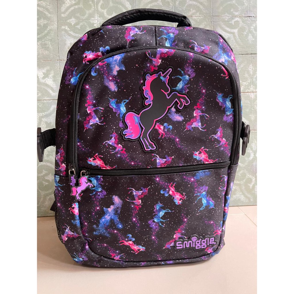 Jual SMIGGLE GALAXY BACKPACK UNICORN - TAS RANSEL SMIGGLE | Shopee ...