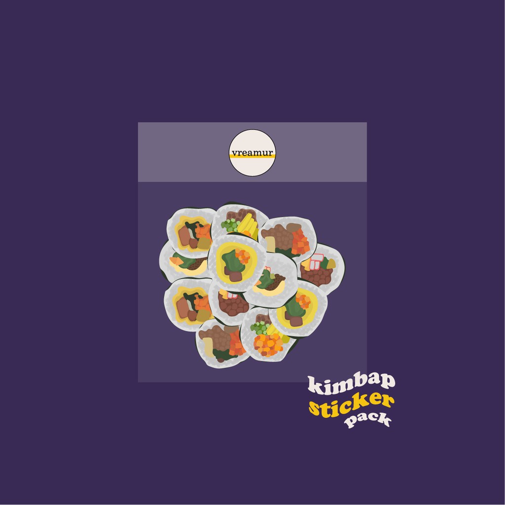 Jual Kimbap Sticker Pack | Shopee Indonesia