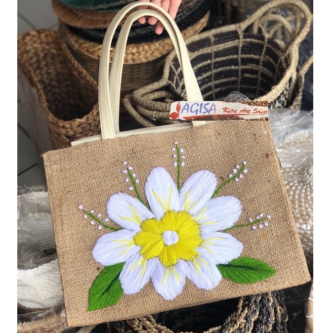 Jual Totebag goni/Tas goni/anyaman goni/kerajinan bali/kerajinan ...