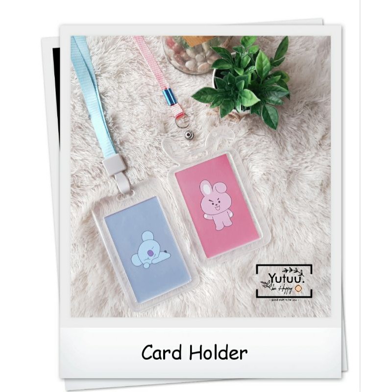 Jual Yutuu. GANTUNGAN KARTU ID CARD BT21 / CARD HOLDER / LANYARD | Shopee Indonesia