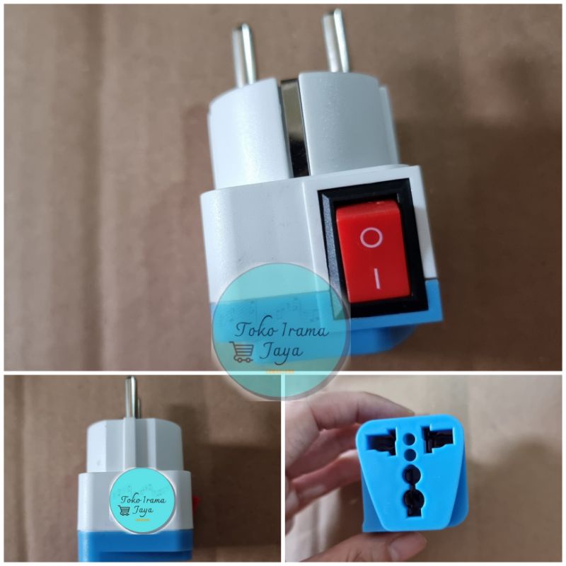 Jual Stop kontak On & Off/steker listrik/colokan listrik | Shopee Indonesia