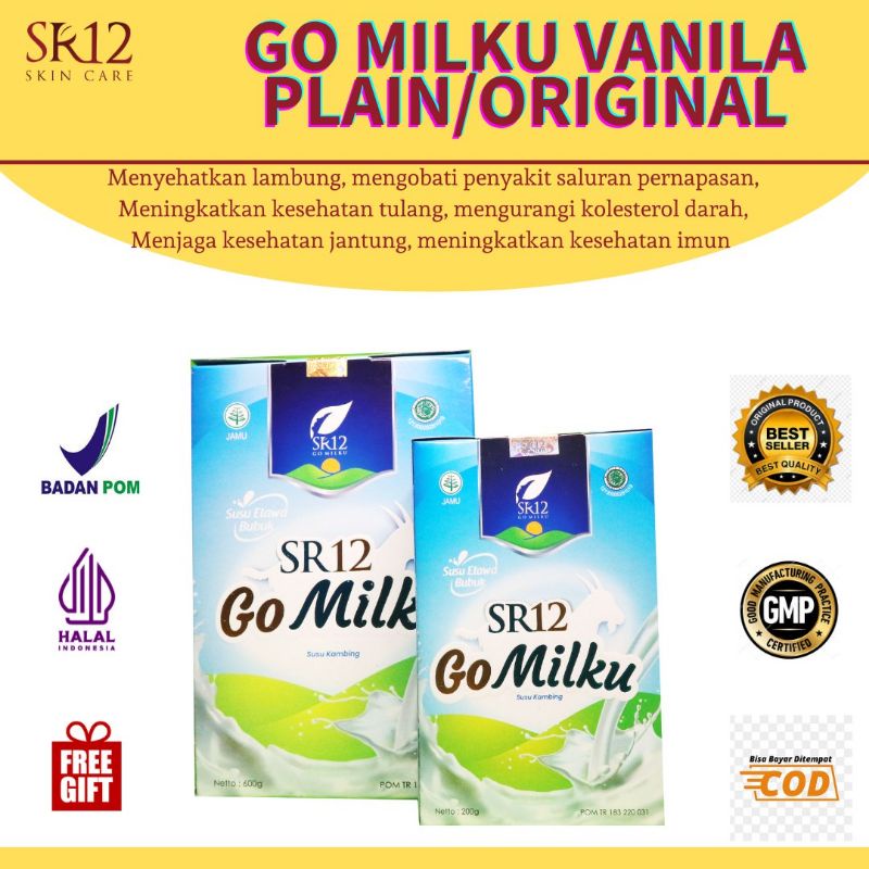 Jual GO MILKU SR12/ SUSU PENGGEMUK/ SUSU PELANCAR ASI/ SUSU KESEHATAN ...
