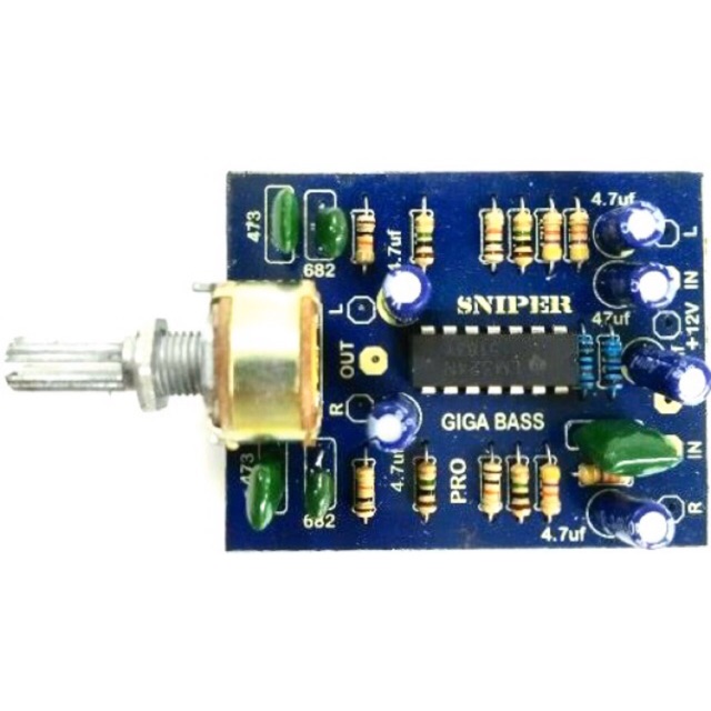 Jual KIT GIGA BASS DC 12V LOTUS BY BME IC LM324 | Shopee Indonesia