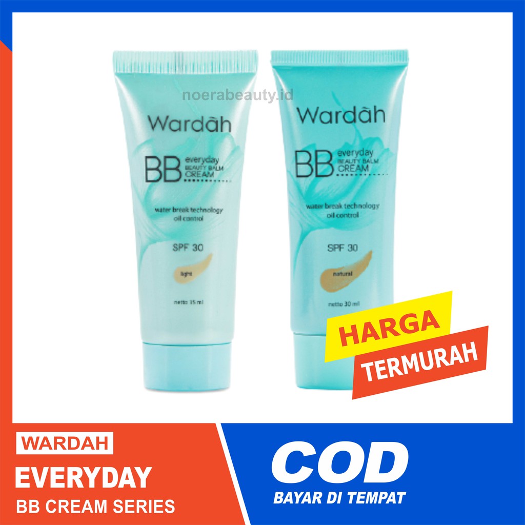 Jual Wardah Everyday BB Cream SPF 30 - 15ml & 30ml | Shopee Indonesia