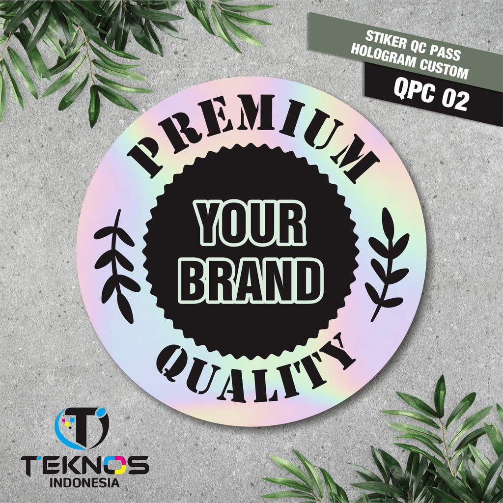 Jual STIKER STICKER HOLOGRAM ORIGINAL QC PASS CUSTOM | Shopee Indonesia